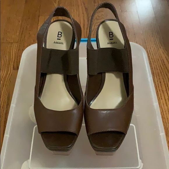 Bakers | Shoes | Bakers Wood Platform Heels | Poshmark